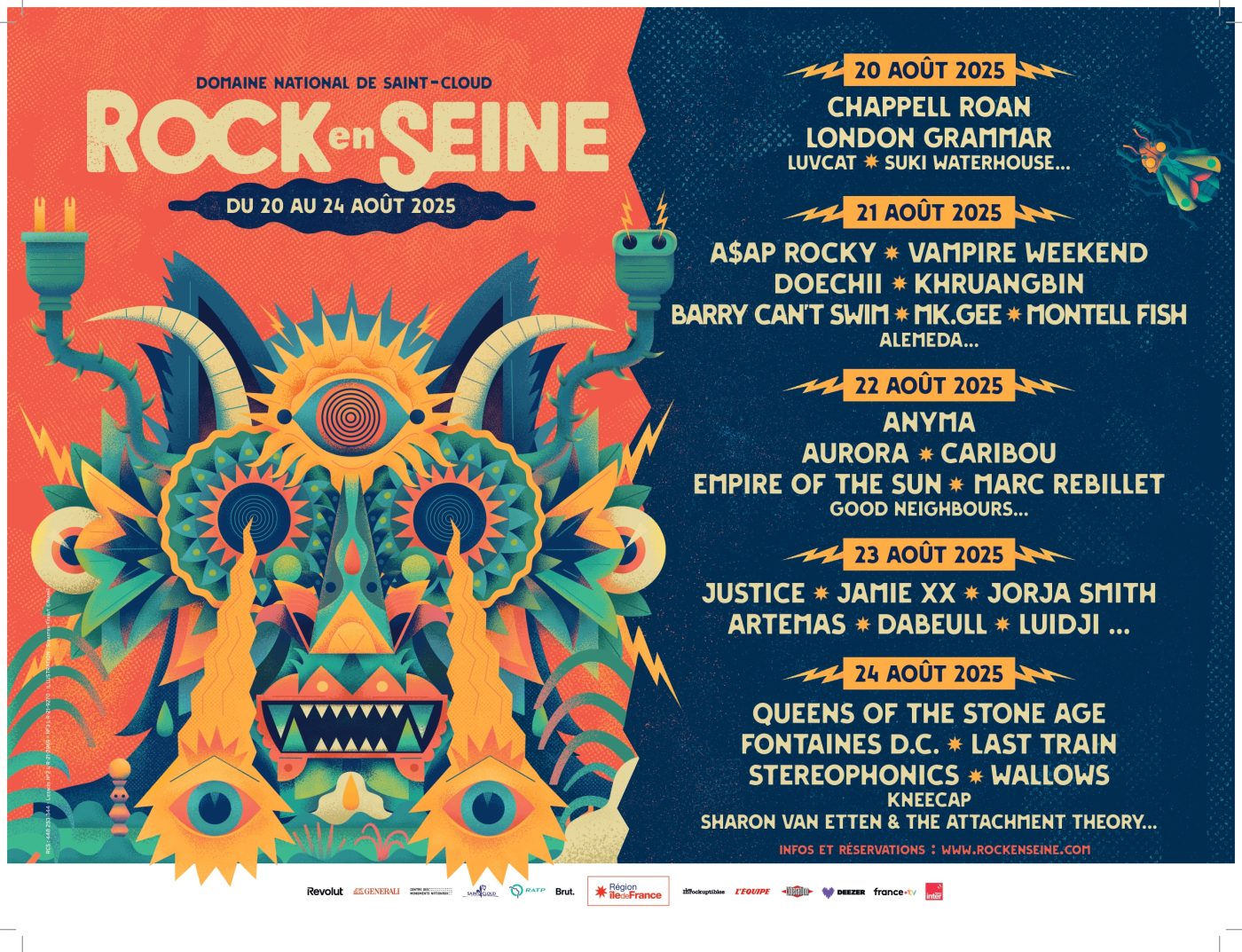 Rock en Seine - August 20 to 24th - near Paris - France